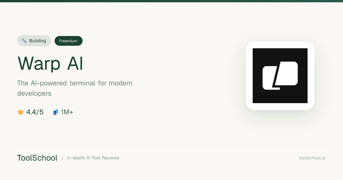 Warp Review 2025: AI Terminal Features & Pricing | ToolSchool